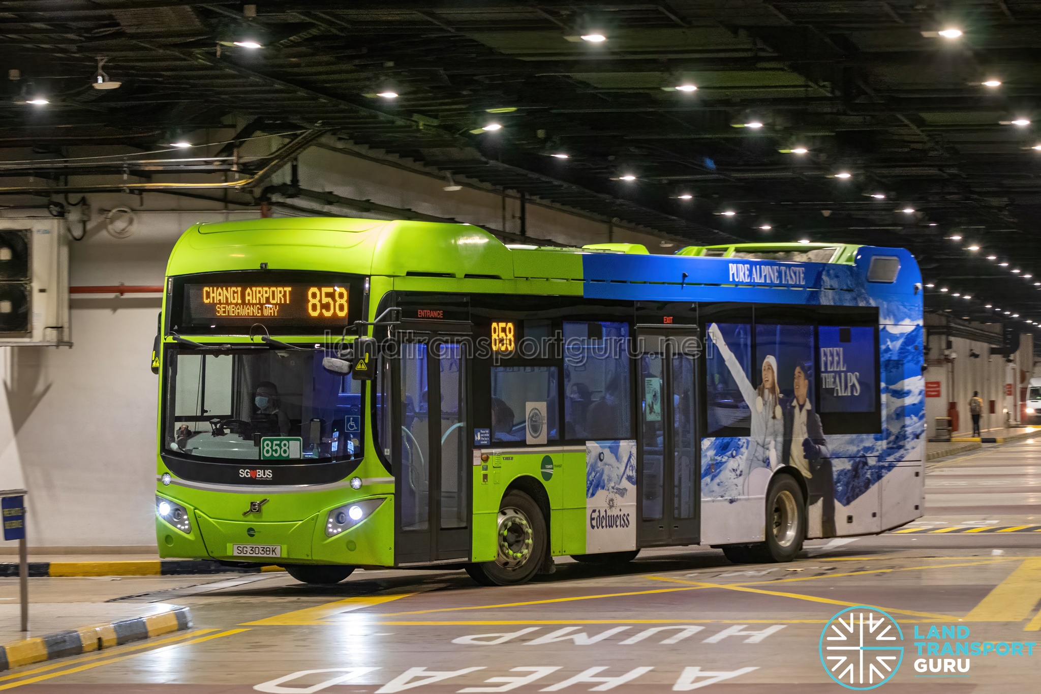 Bus 858 Tower Transit Volvo B5LH SG3038K Land Transport Guru Bus 858 Tower Transit Volvo B5LH SG3038K Land Transport Guru