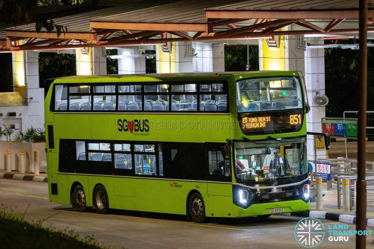 Bus 851 – SBS Transit BYD K9RC (SG4005Z) | Land Transport Guru