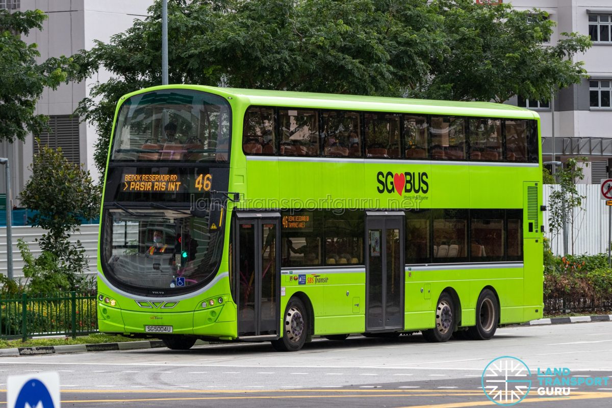 Bus 46 – SBS Transit Volvo B9TL Wright (SG5004U) | Land Transport Guru