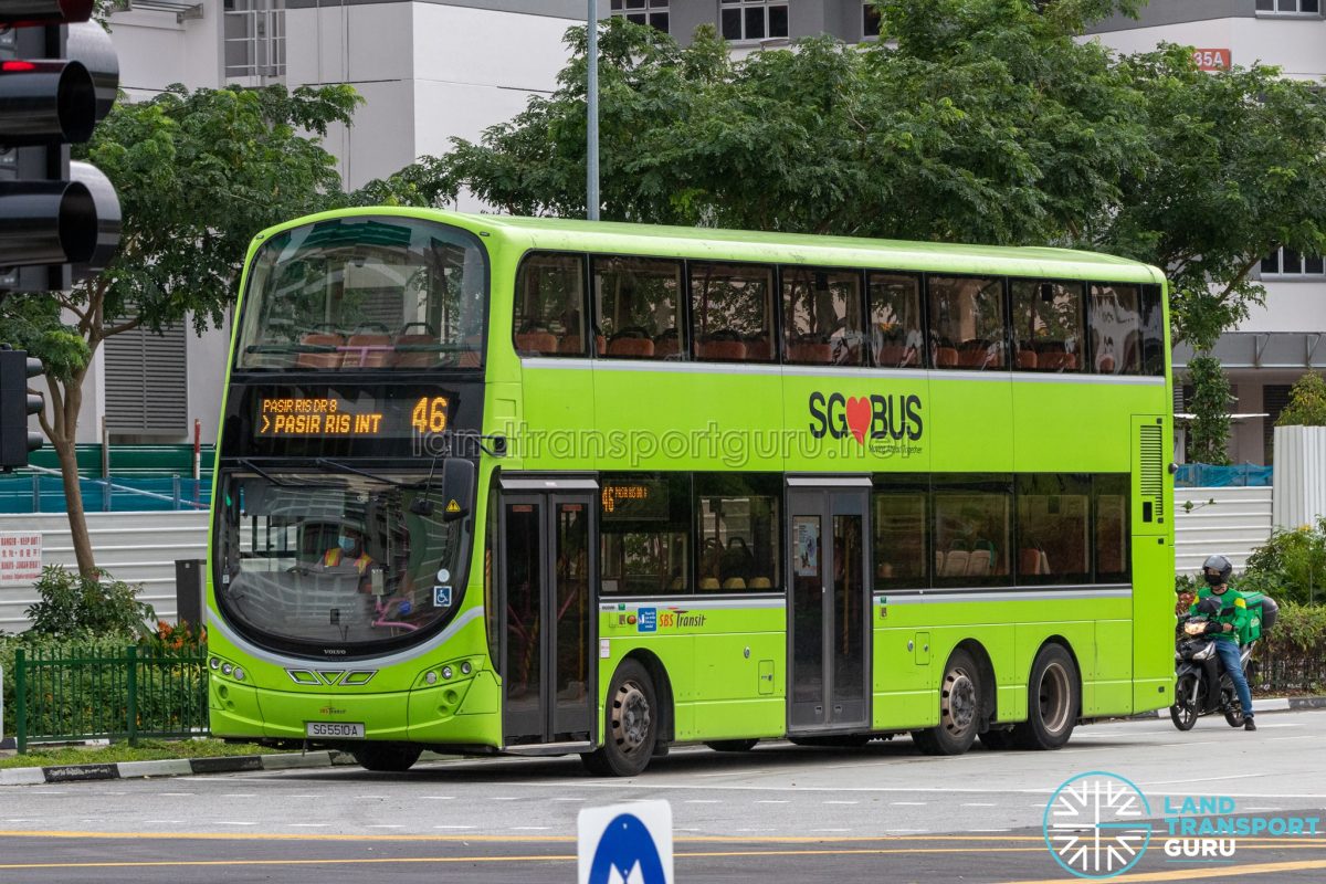 Bus 46 – SBS Transit Volvo B9TL Wright (SG5510A) | Land Transport Guru