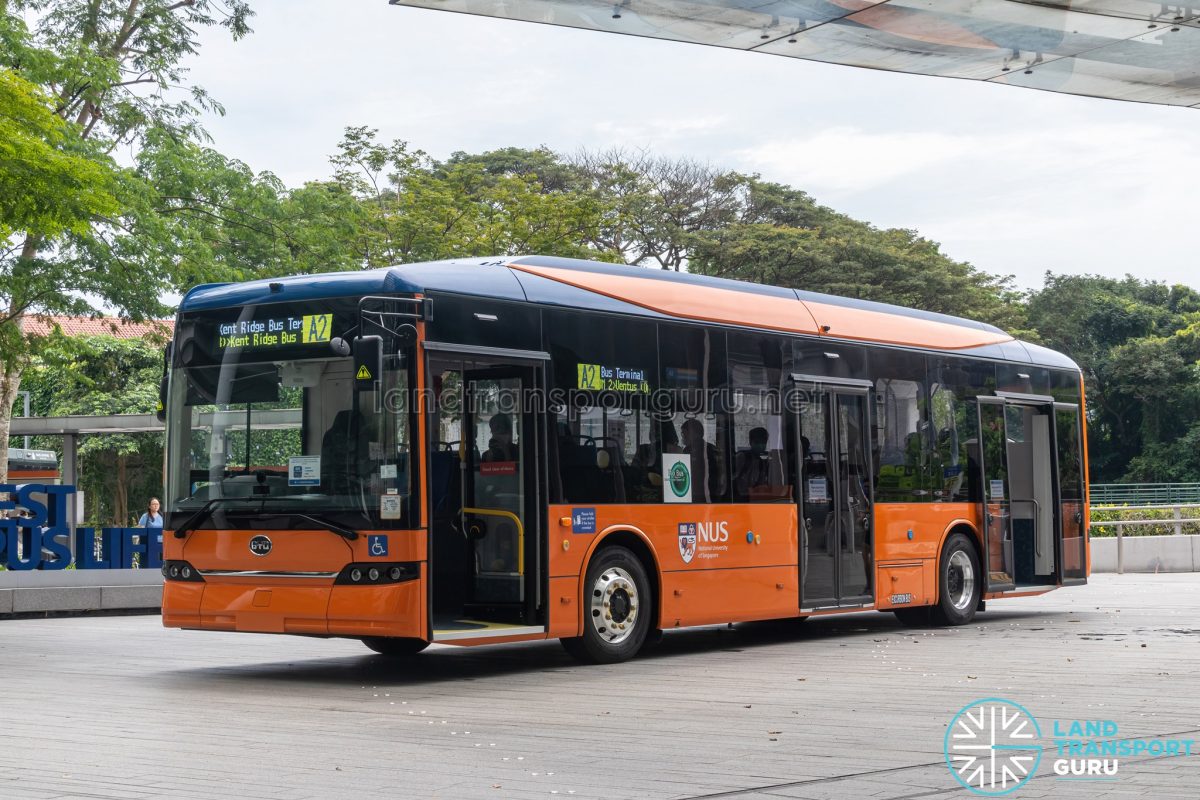 NUS Internal Shuttle Bus A2 | Land Transport Guru