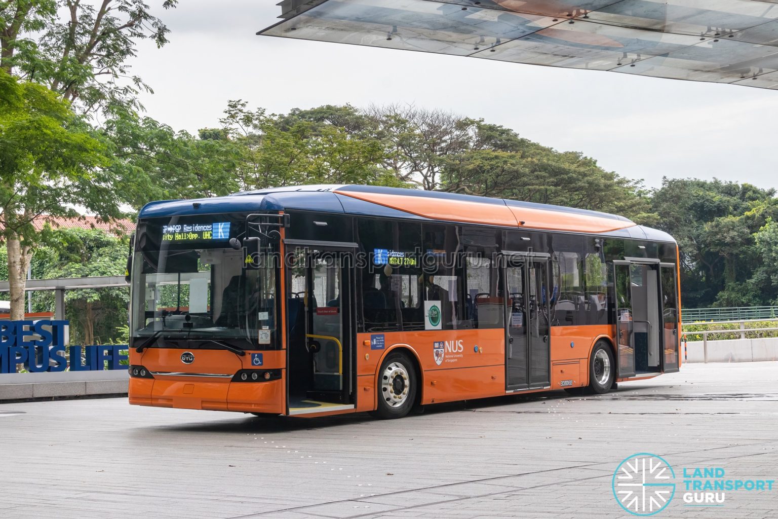 BYD B12 displayed at NUS – Exterior / ISB Route K | Land Transport Guru