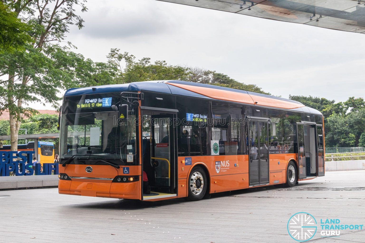 BYD B12 displayed at NUS – Exterior / ISB Route K | Land Transport Guru