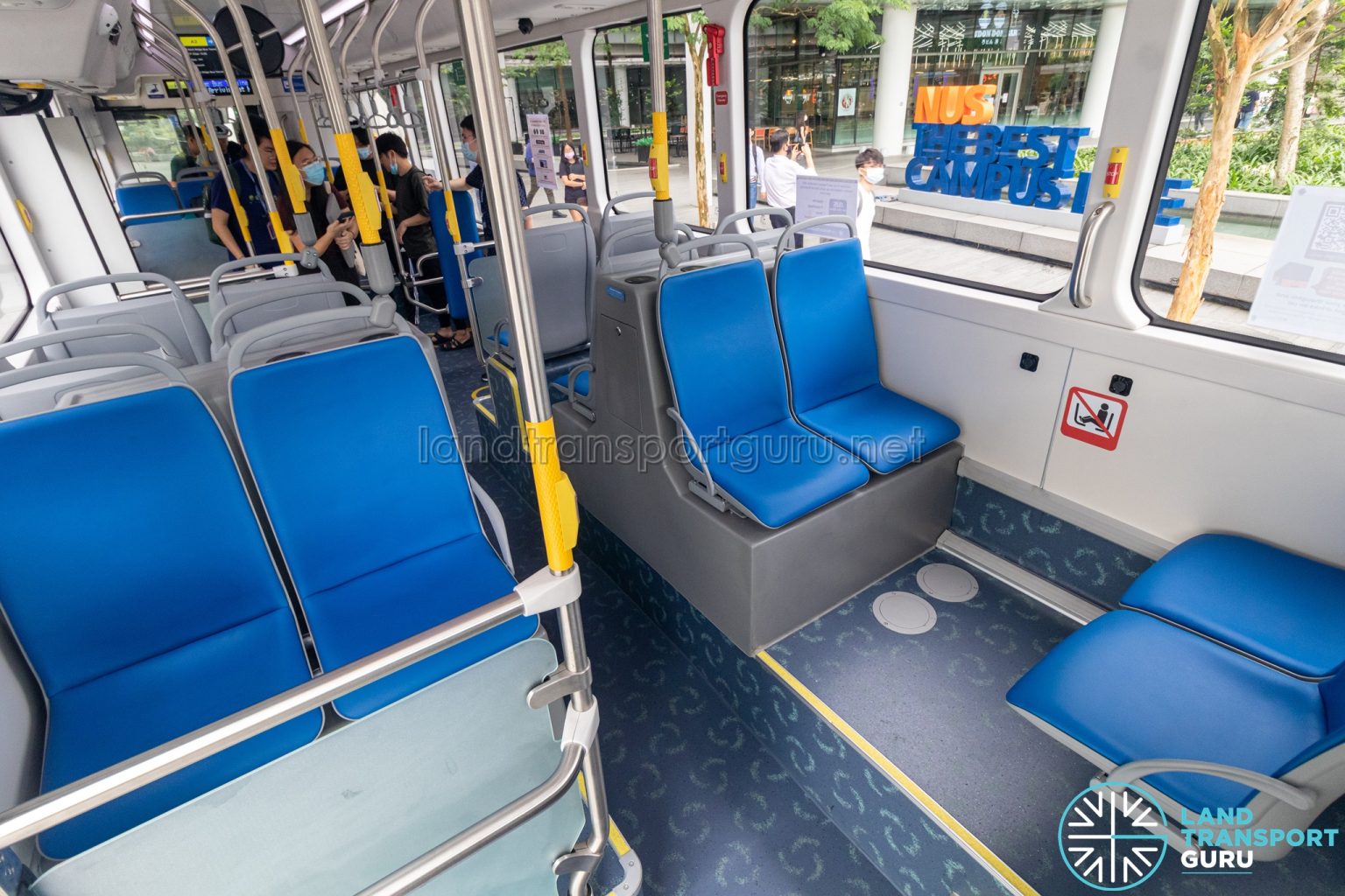 ComfortDelGro Bus – BYD B12 – Third door area | Land Transport Guru