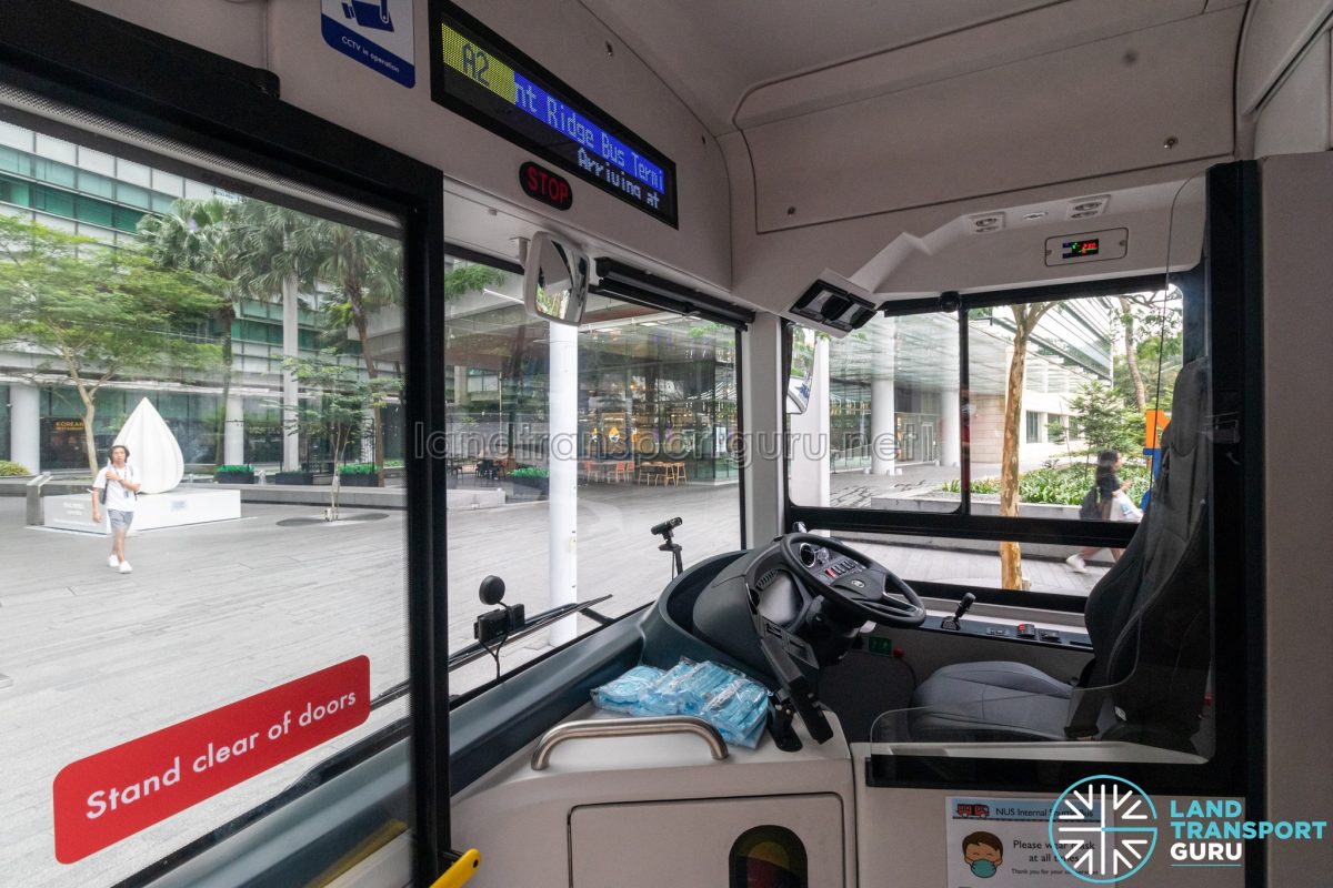 ComfortDelGro Bus – BYD B12 – Driver’s Cab | Land Transport Guru