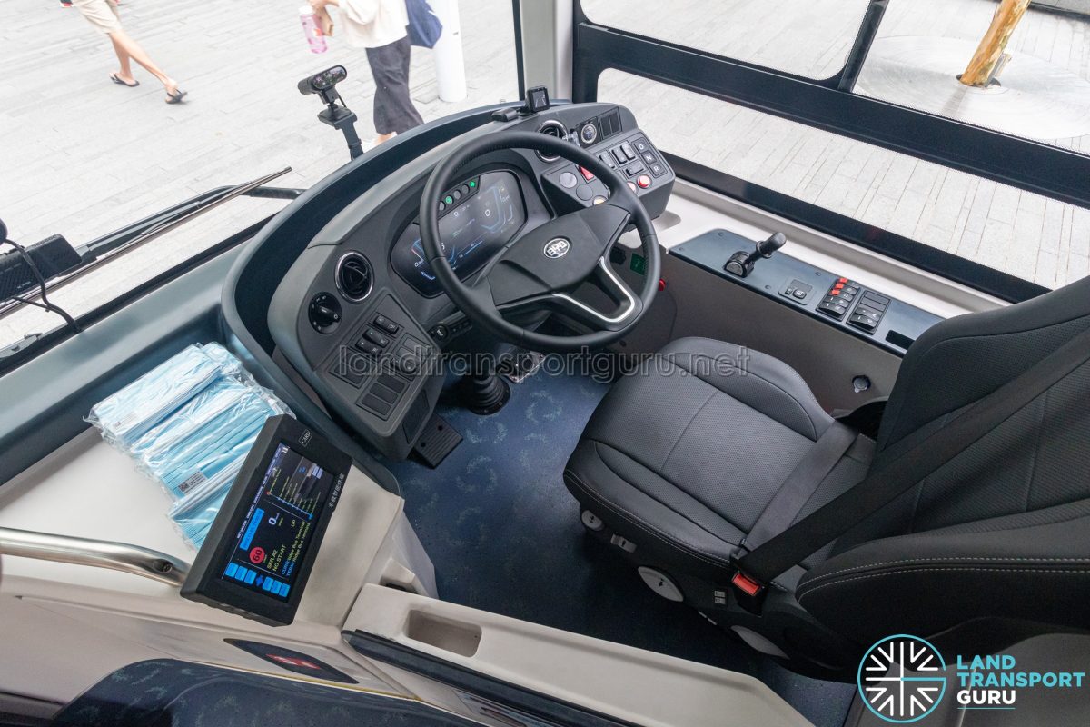 ComfortDelGro Bus – BYD B12 – Driver’s Cab | Land Transport Guru