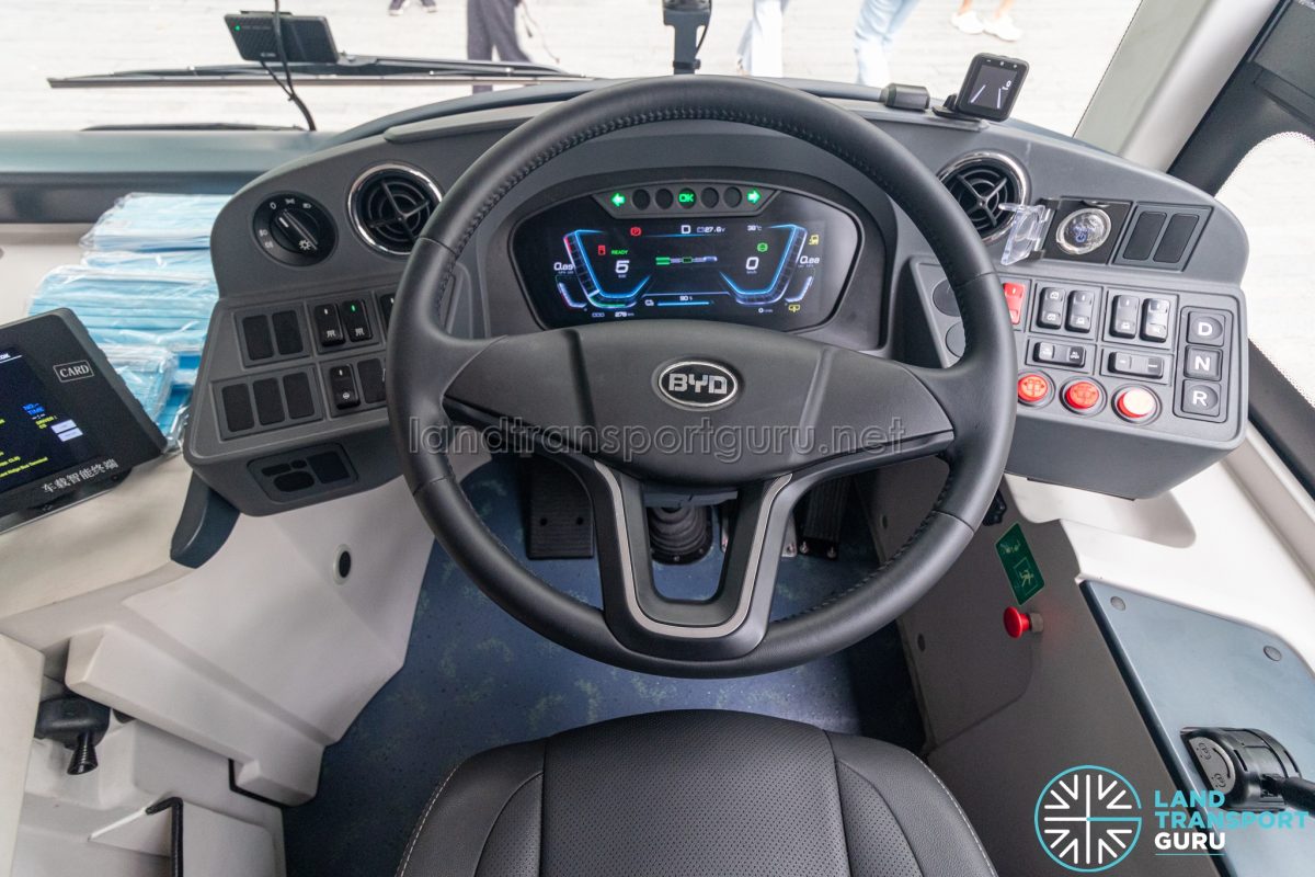 ComfortDelGro Bus – BYD B12 – Dashboard | Land Transport Guru