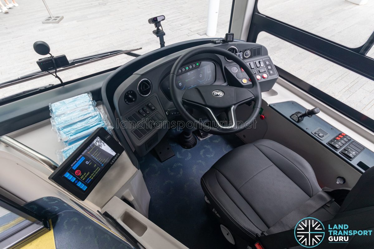 ComfortDelGro Bus – BYD B12 – Driver’s Cab | Land Transport Guru