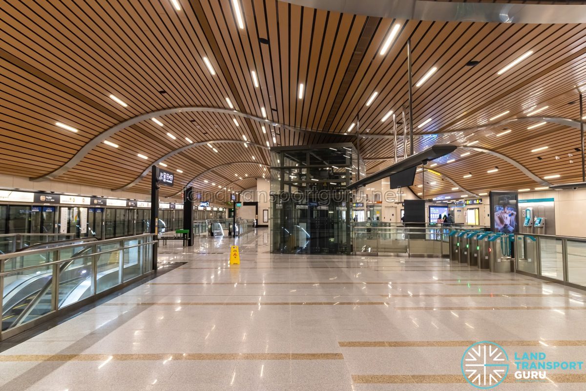 Napier MRT Station – Concourse Paid Area | Land Transport Guru