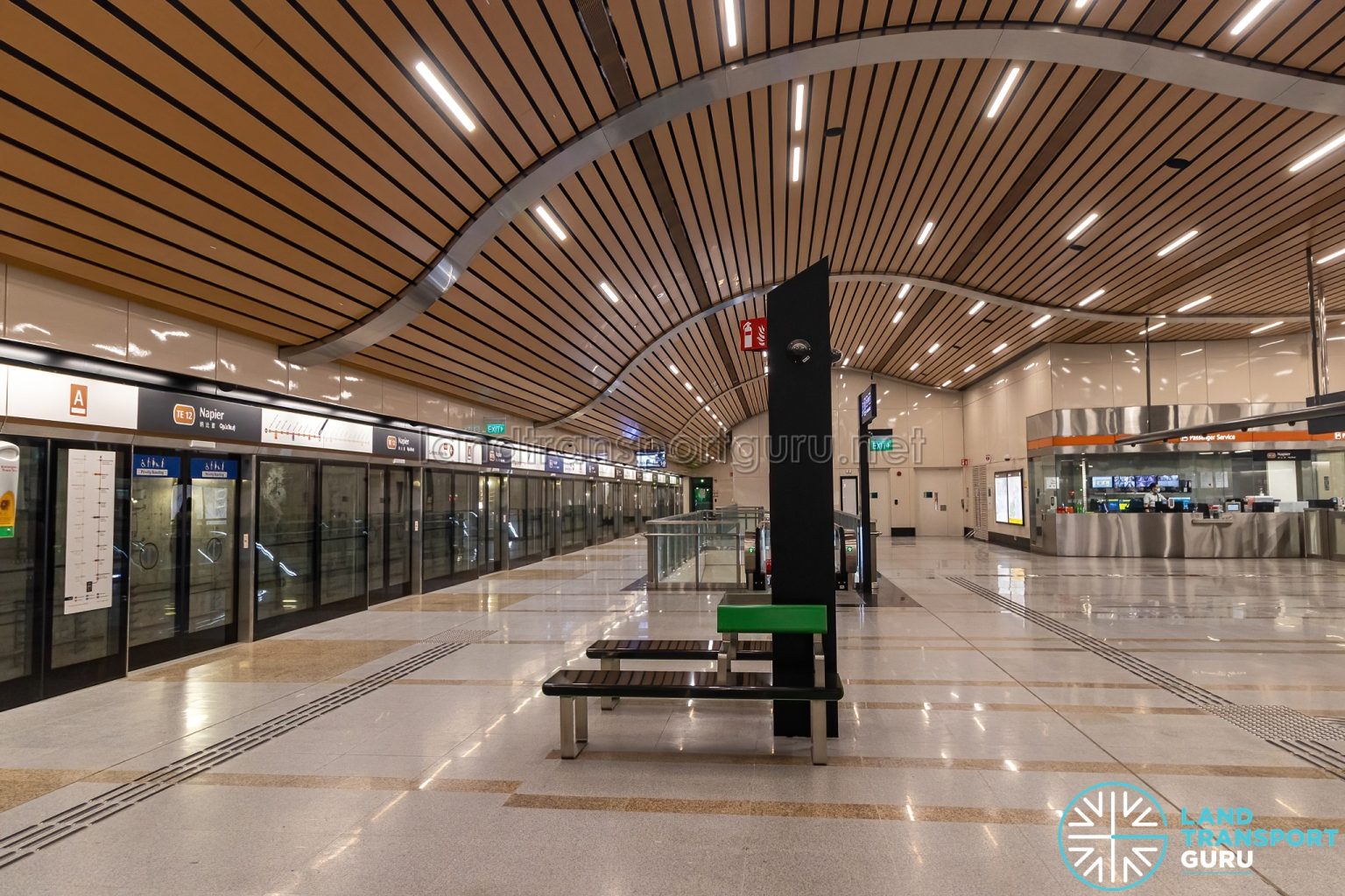 Napier MRT Station – Platform A | Land Transport Guru