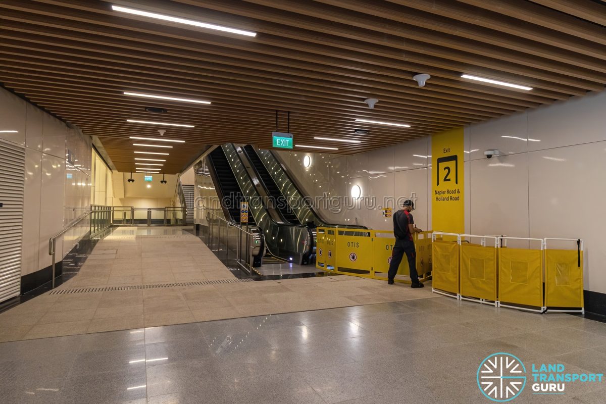 Napier MRT Station | Land Transport Guru