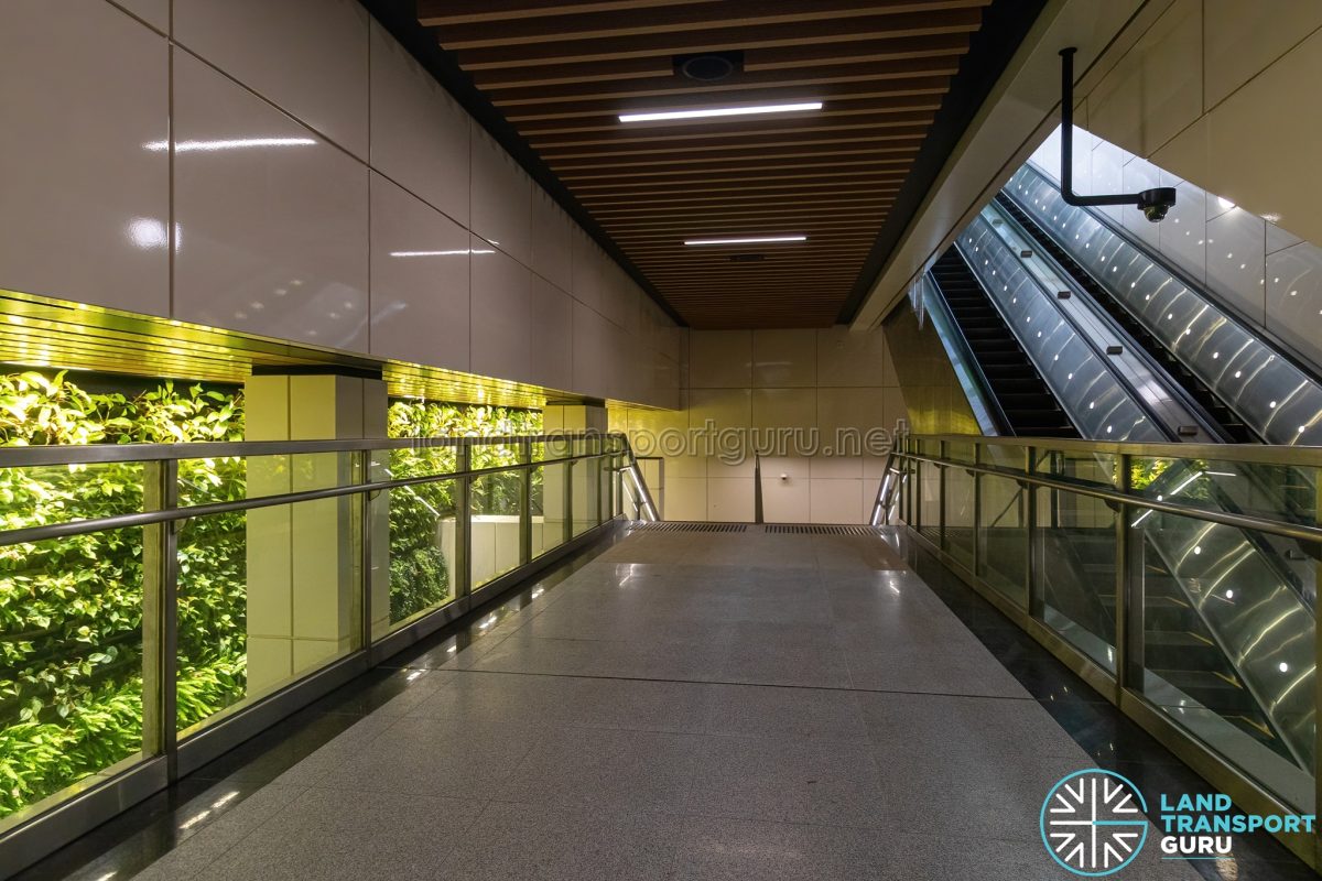 Napier MRT Station – Intermediate Staircase Landing between Exit and ...