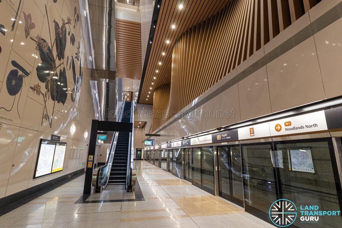 Napier MRT Station – Platform B | Land Transport Guru