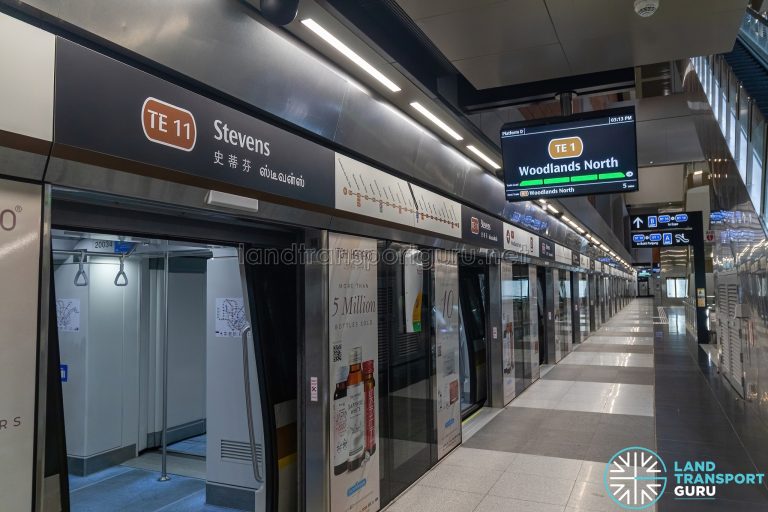 Stevens MRT Station – TEL Platform D | Land Transport Guru