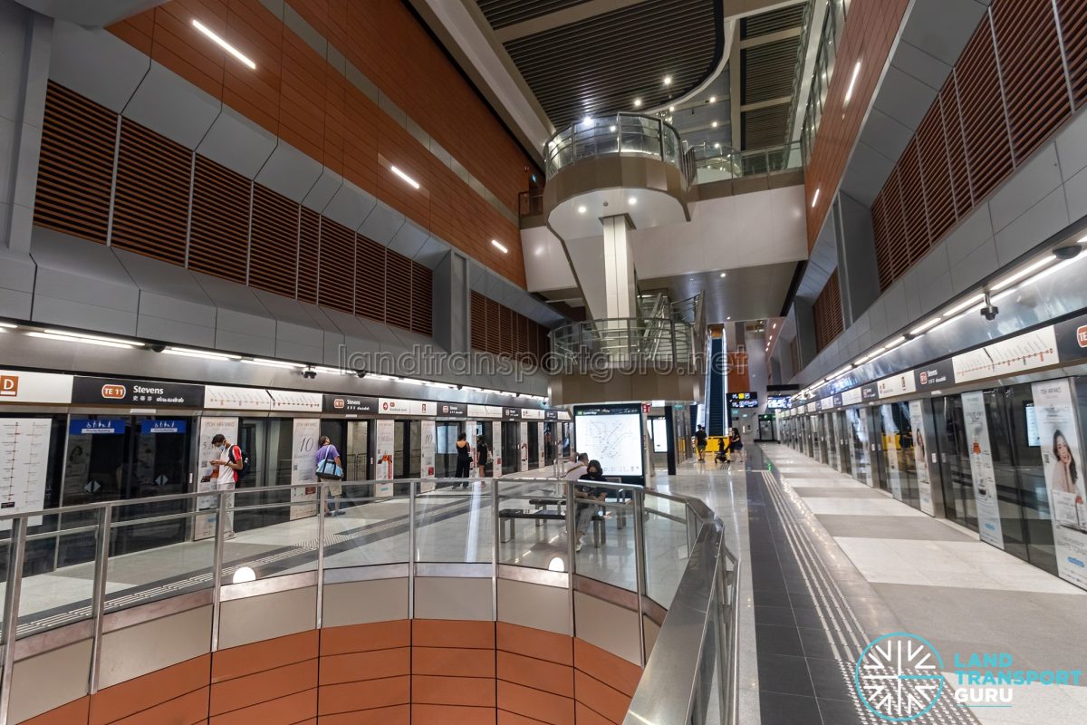 Stevens MRT Station – TEL Platforms | Land Transport Guru