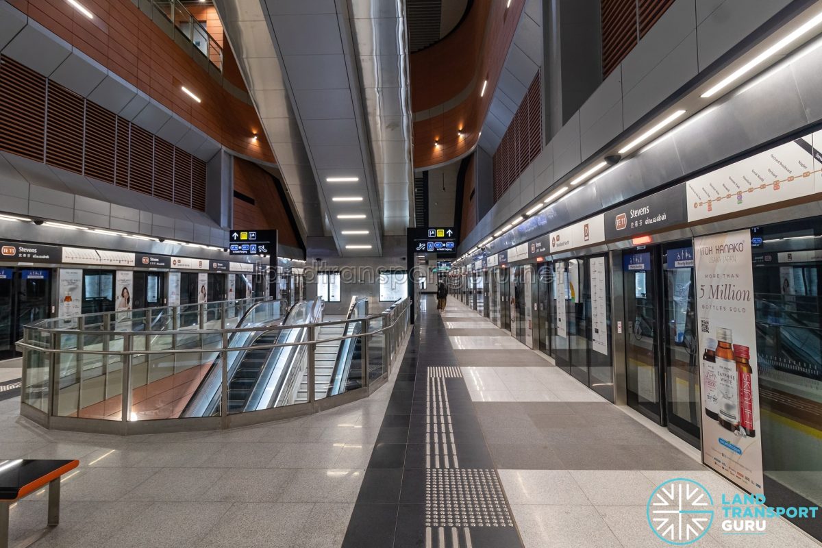 Stevens MRT Station – TEL Platforms | Land Transport Guru