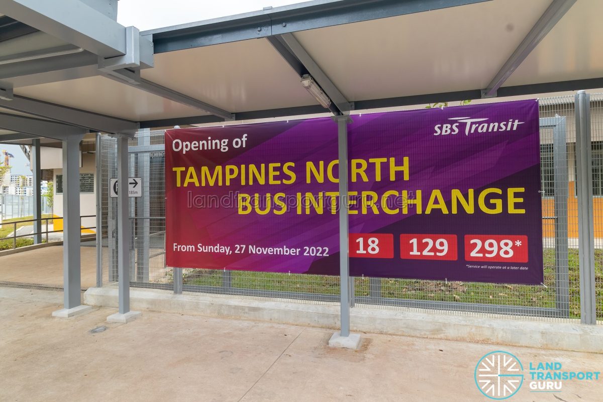 Tampines North Bus Interchange – Promotional Banner | Land Transport Guru