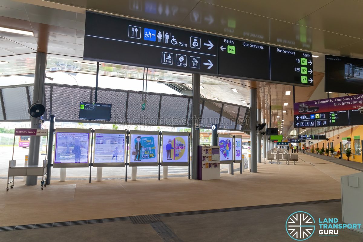Tampines North Bus Interchange – Exit 2 Interior | Land Transport Guru