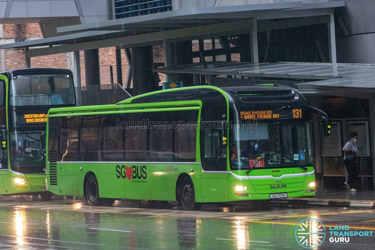 Bus 131 – SBS Transit MAN A22 (SG1713H) | Land Transport Guru