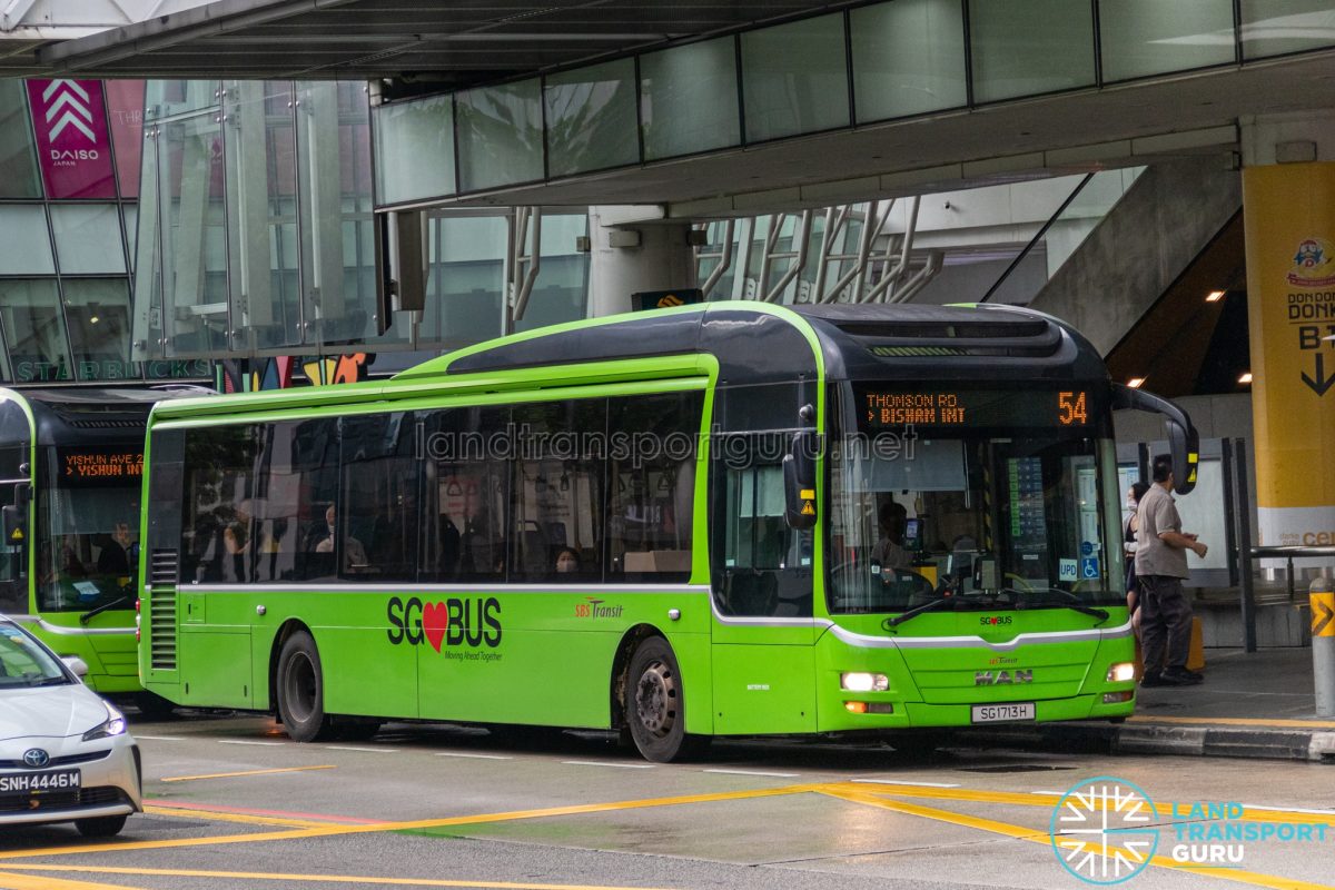 Bus 54 – SBS Transit MAN A22 (SG1713H) | Land Transport Guru