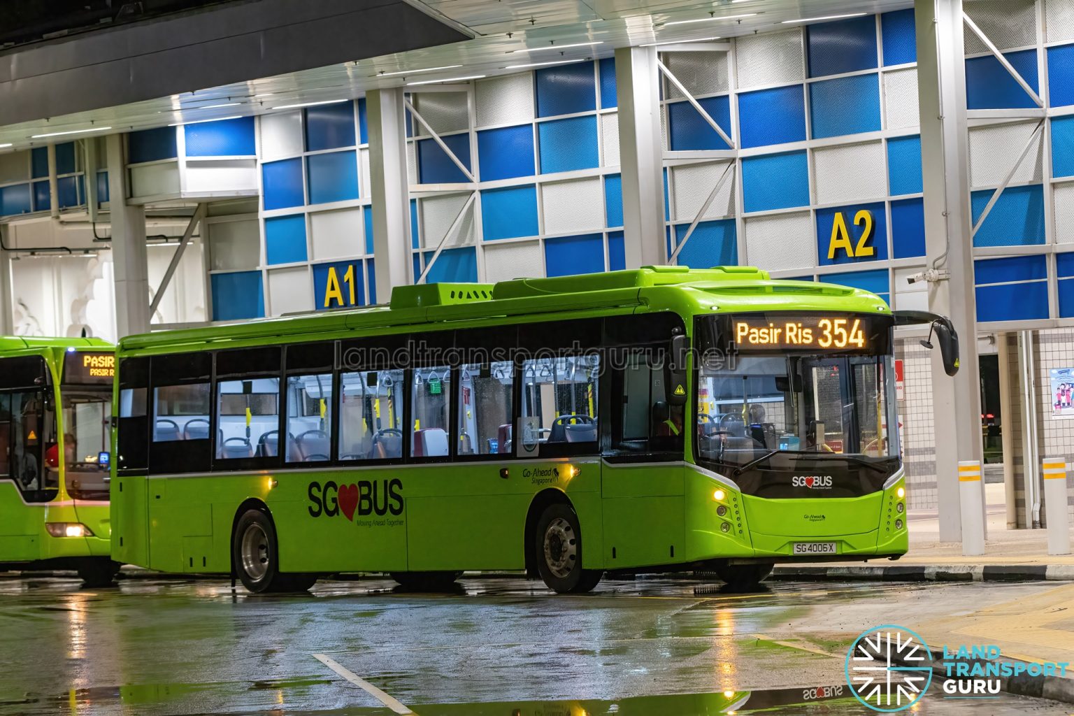 Bus 354 – Go-Ahead Singapore CRRC C12 (SG4006X) | Land Transport Guru