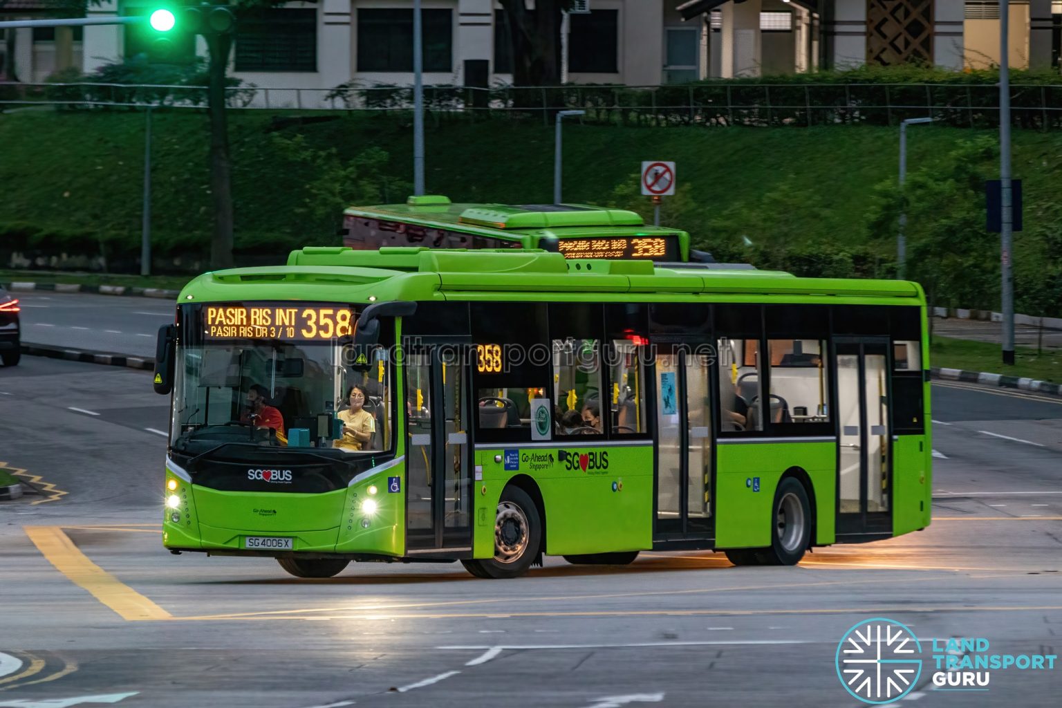 Bus 358 – Go-Ahead Singapore CRRC C12 (SG4006X) | Land Transport Guru