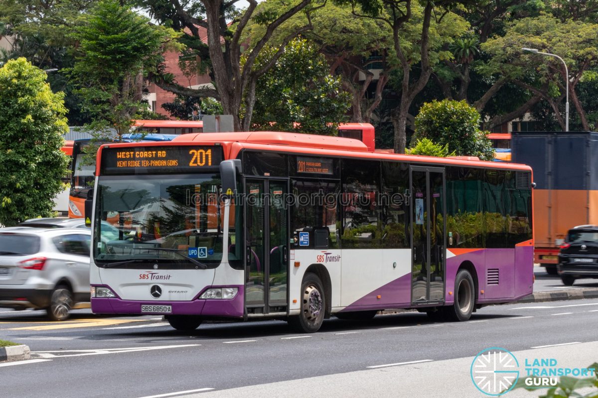 Bus 201 – SBS Transit Mercedes-Benz Citaro (SBS6850A) | Land Transport Guru