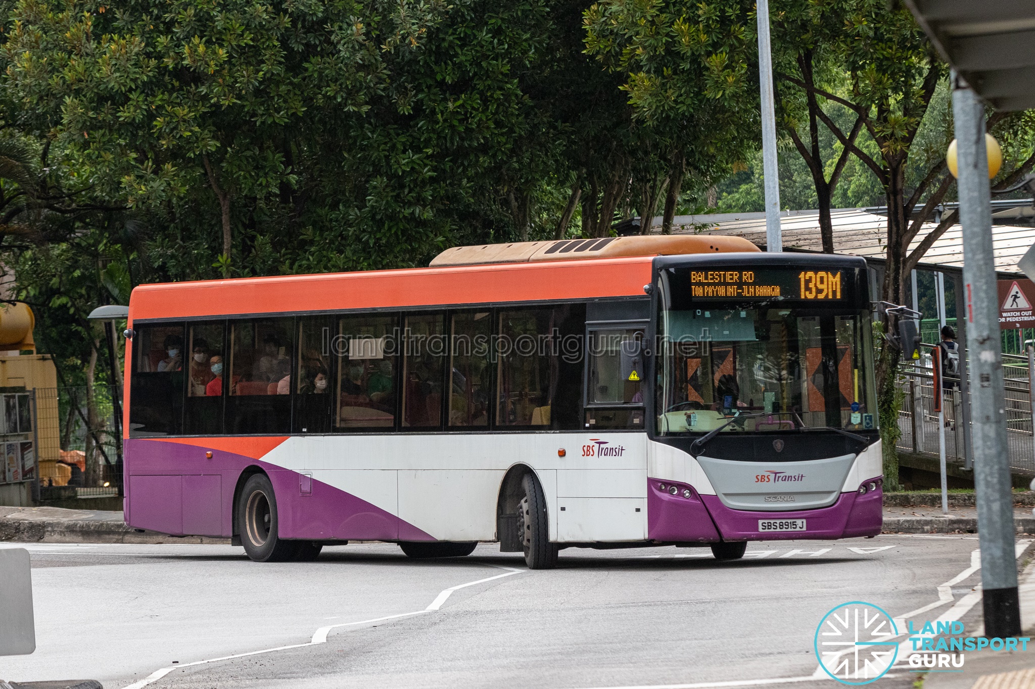 Bus 139M SBS Transit Scania K230UB Euro V SBS8915J Land Transport