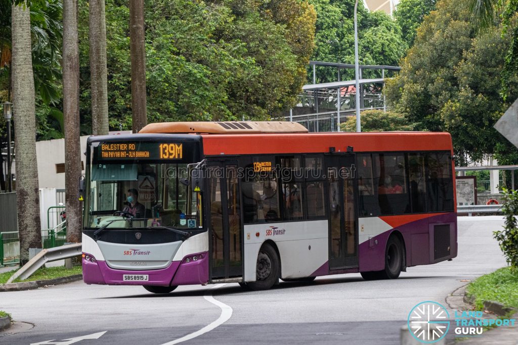 Bus 139M SBS Transit Scania K230UB Euro V SBS8915J Land Transport