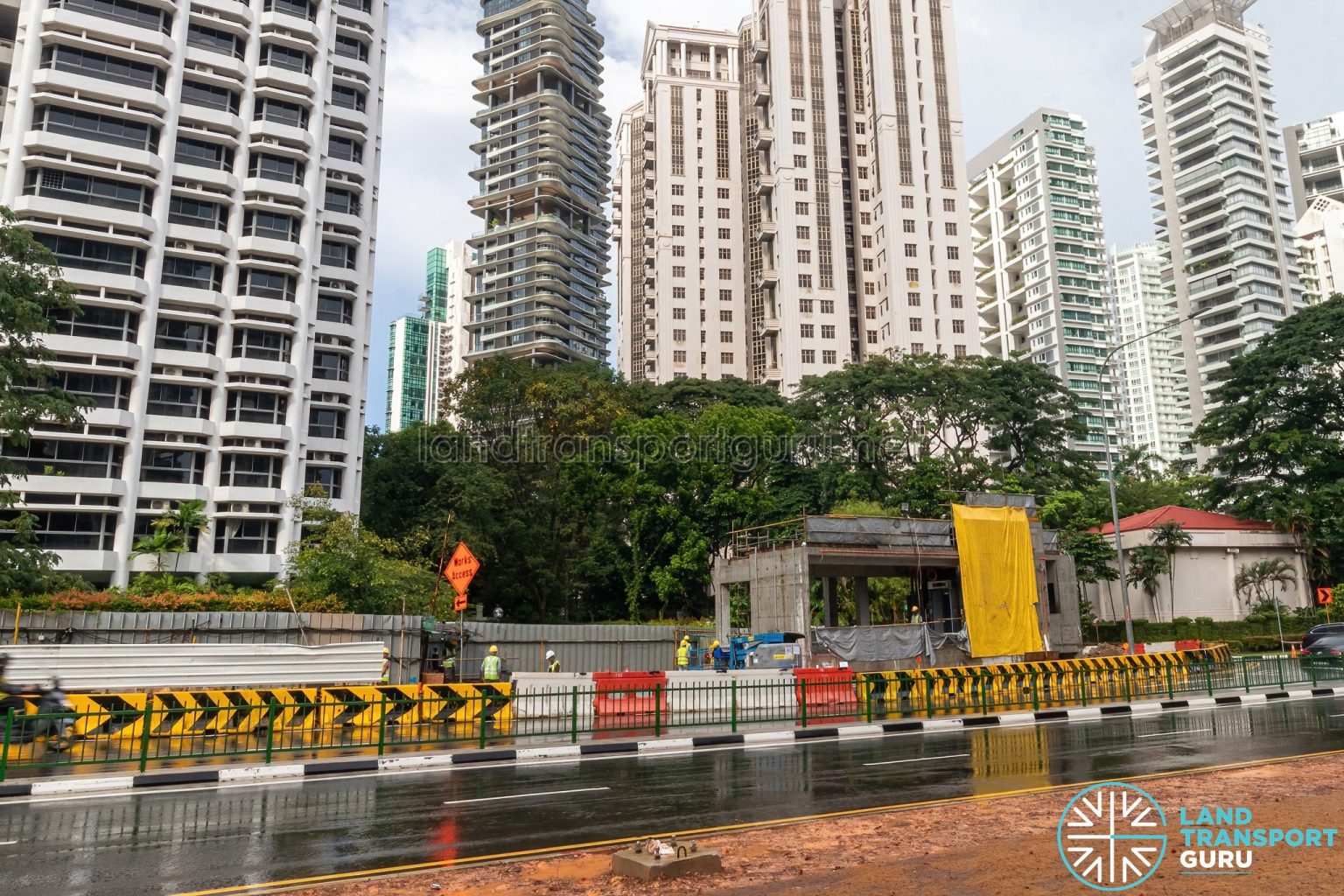 Great World MRT Station – Exit 5 Under Construction | Land Transport Guru