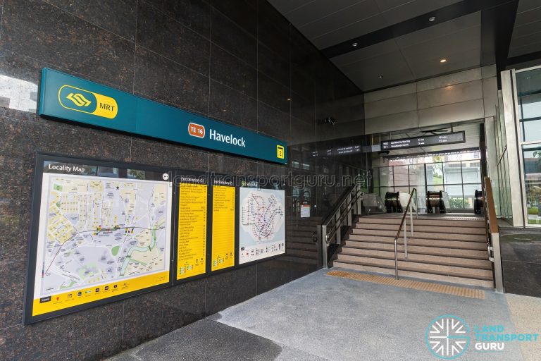 Havelock MRT Station – Exit 2 / Locality Map | Land Transport Guru
