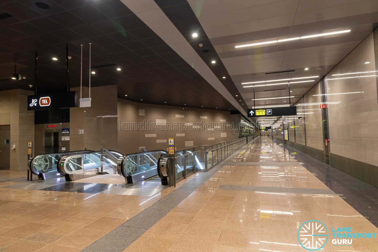 Havelock MRT Station – South Underpass Escalators & Lift to Ticket ...