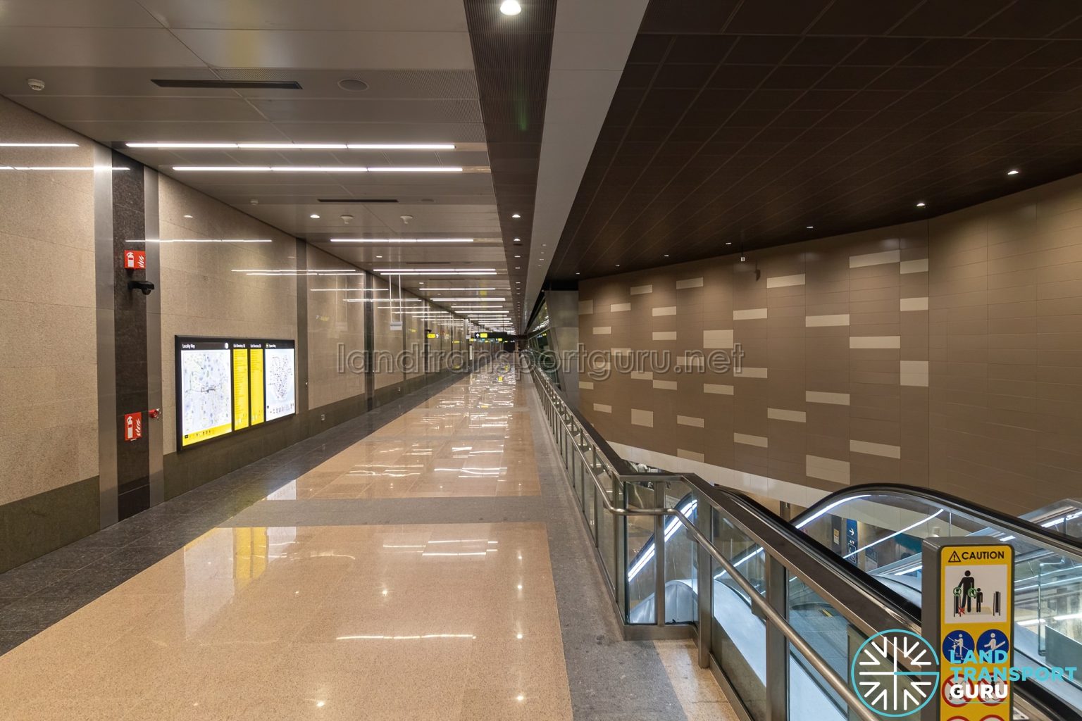 Havelock MRT Station – Underpass Escalators to Ticket Concourse | Land ...