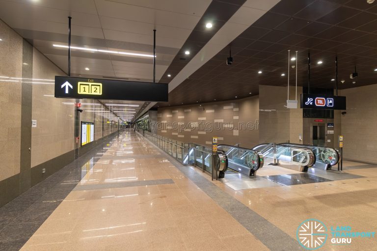 Havelock MRT Station – North Underpass Escalators & Lift to Ticket ...