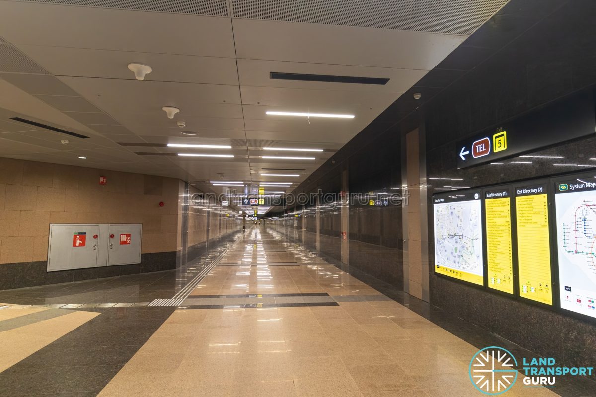 Havelock MRT Station – North Underpass from Exit 4 | Land Transport Guru