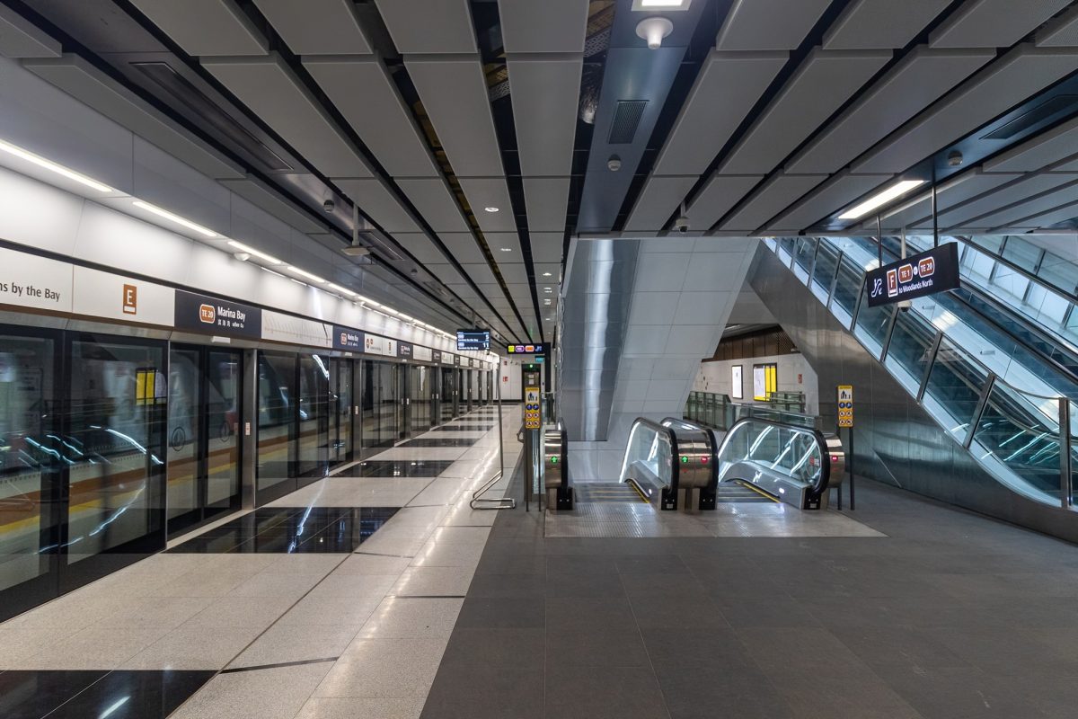 Marina Bay MRT Station – TEL Platform E (Upper Platform) | Land ...