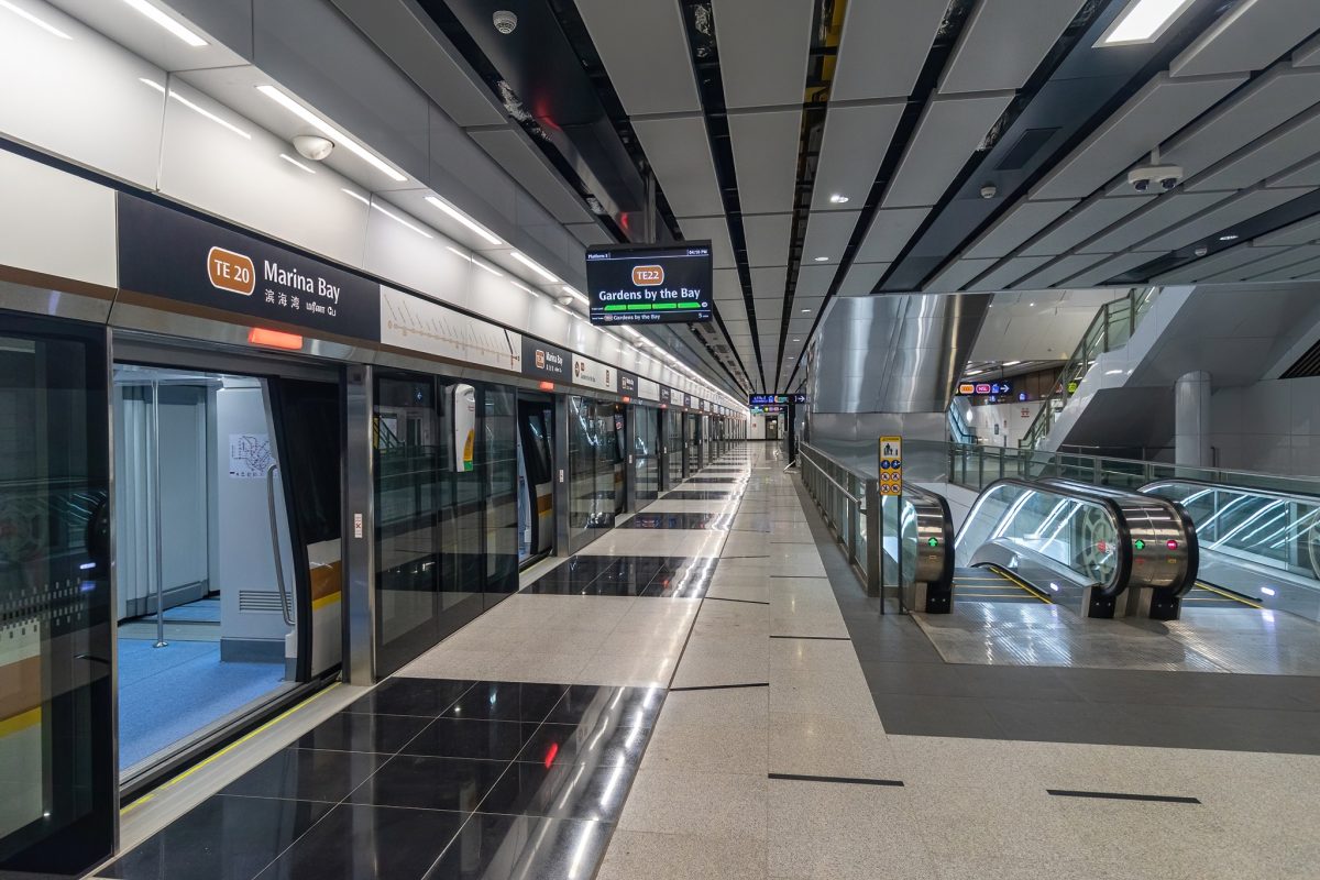Marina Bay MRT Station – TEL Platform E (Upper Platform) | Land ...