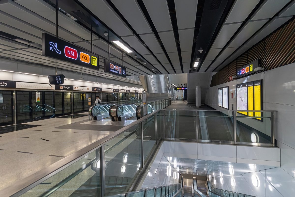 Marina Bay MRT Station – TEL Platform E (Upper Platform) | Land ...