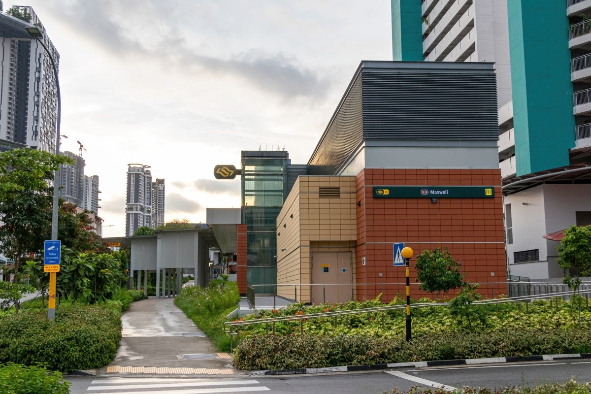 Maxwell MRT Station Exit 3 Overview Land Transport Guru Maxwell MRT Station Exit 3 Overview Land Transport Guru