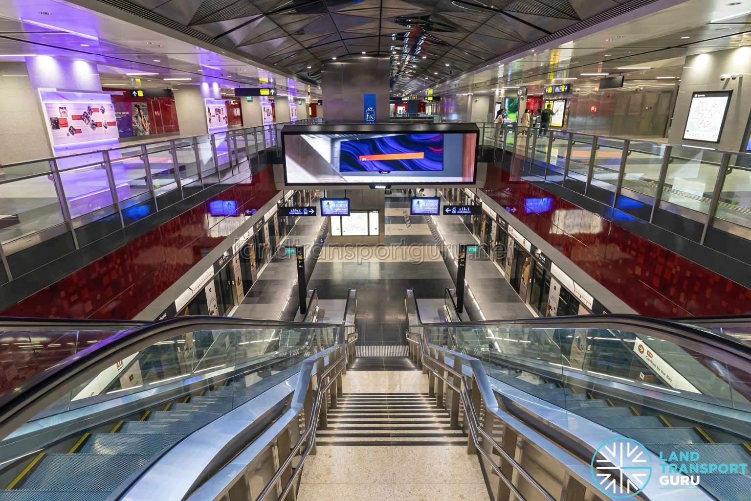 Orchard MRT Station – TEL Platform Level Overview | Land Transport Guru