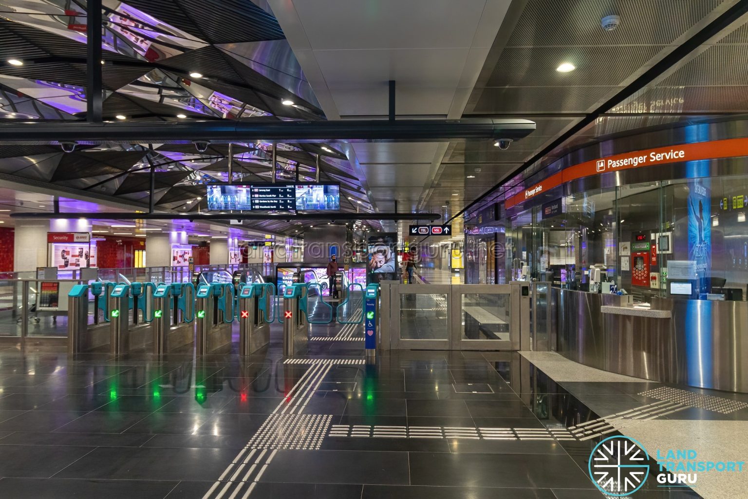 Orchard MRT Station – TEL Passenger Service Centre & Faregates | Land ...