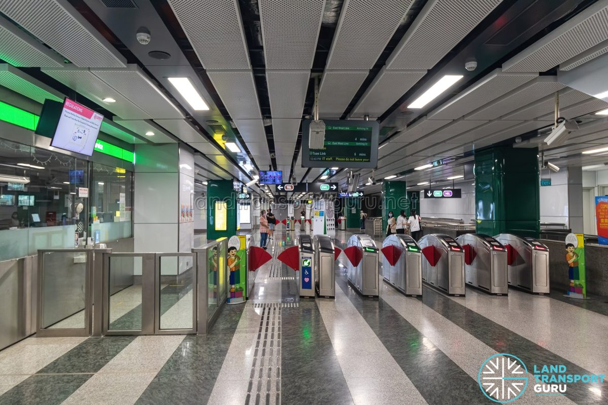 Outram Park MRT Station – EWL Passenger Service Centre & Faregates ...
