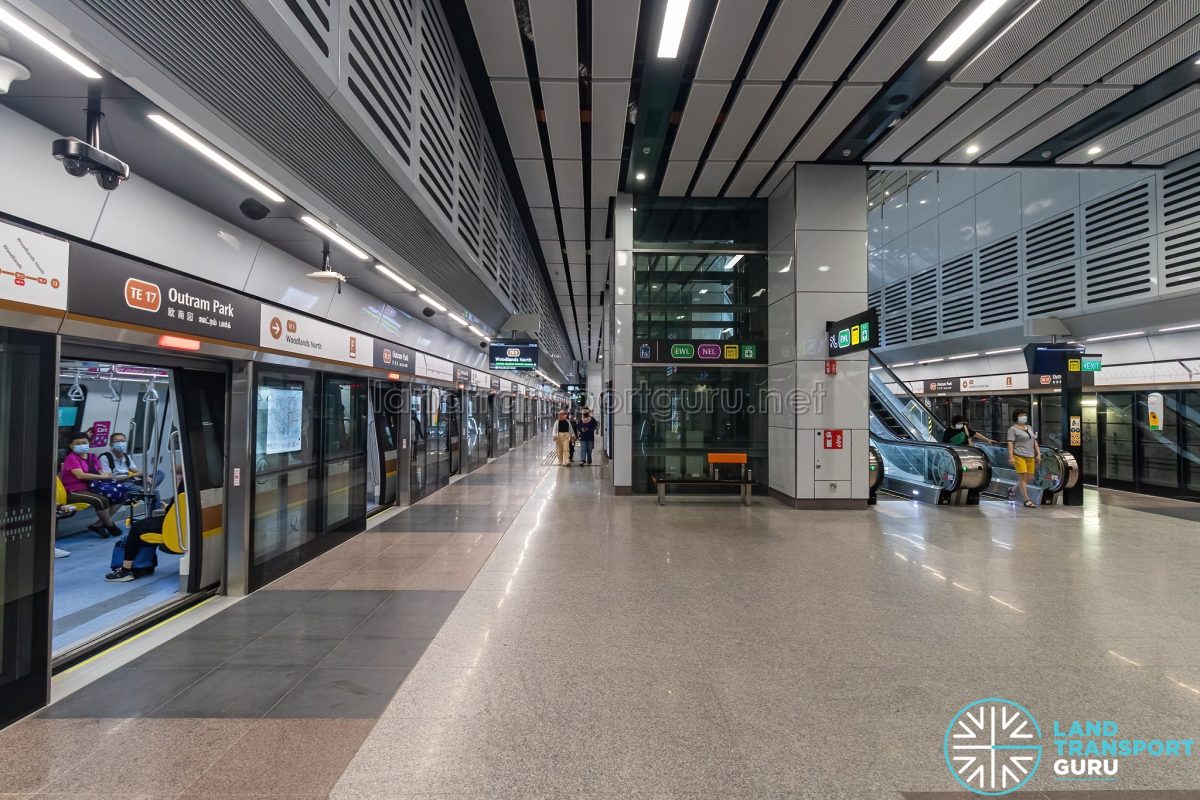 Outram Park MRT Station – TEL Platform Level | Land Transport Guru
