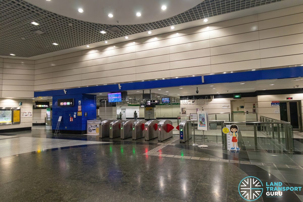 Outram Park MRT Station – NEL Concourse & Faregates | Land Transport Guru