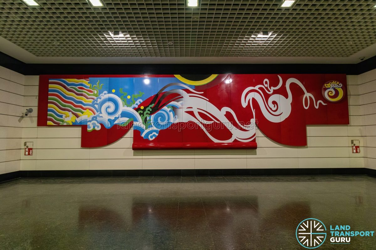 Outram Park MRT Station – NEL Intermediate Level between Underpass ...