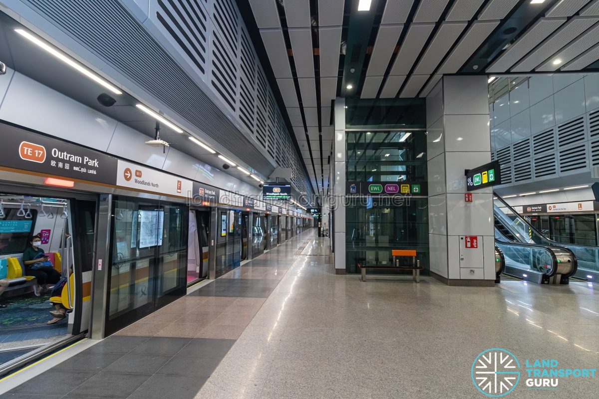 Outram Park MRT Station – TEL Platform Level | Land Transport Guru