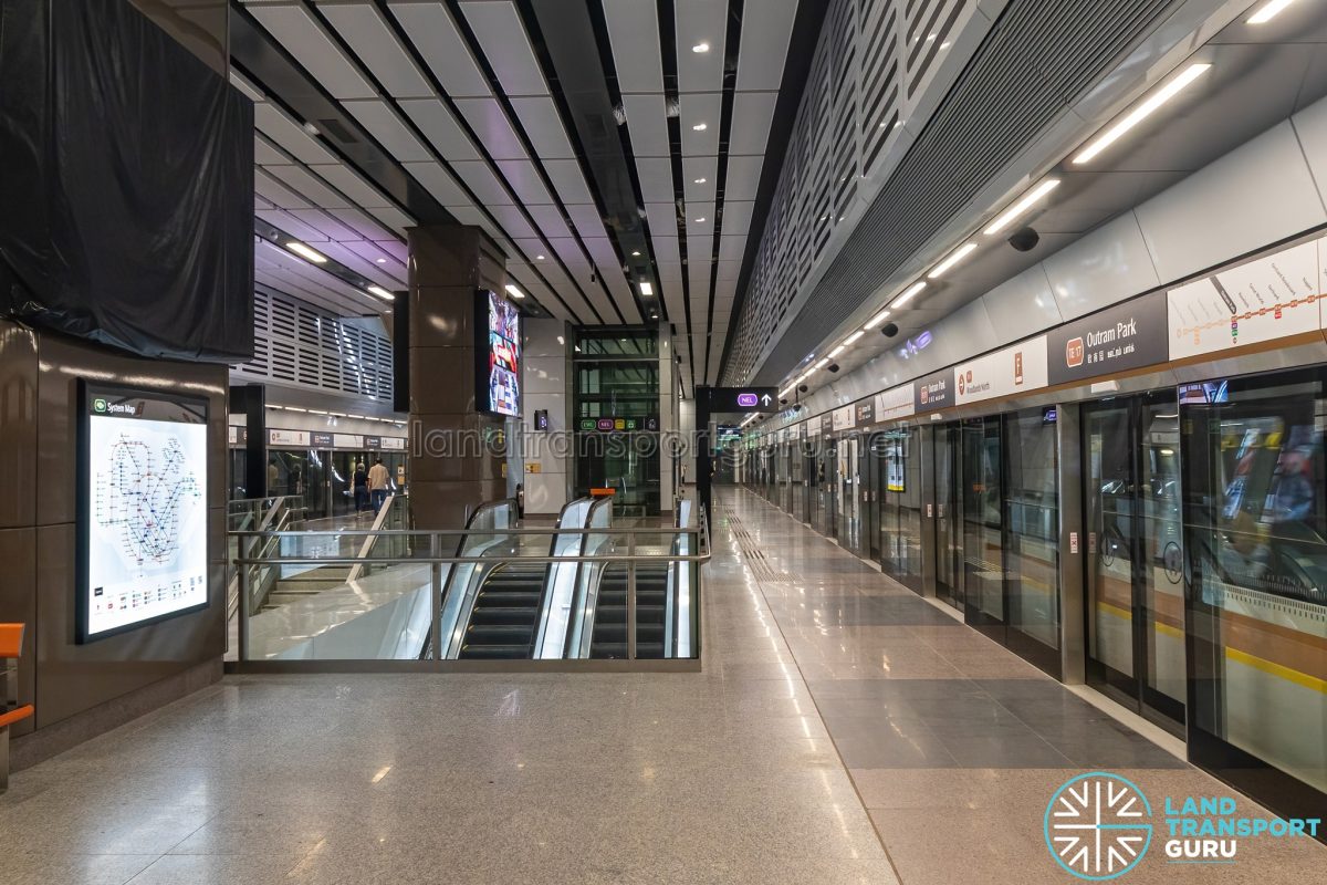 Outram Park MRT Station – TEL Platform Level | Land Transport Guru
