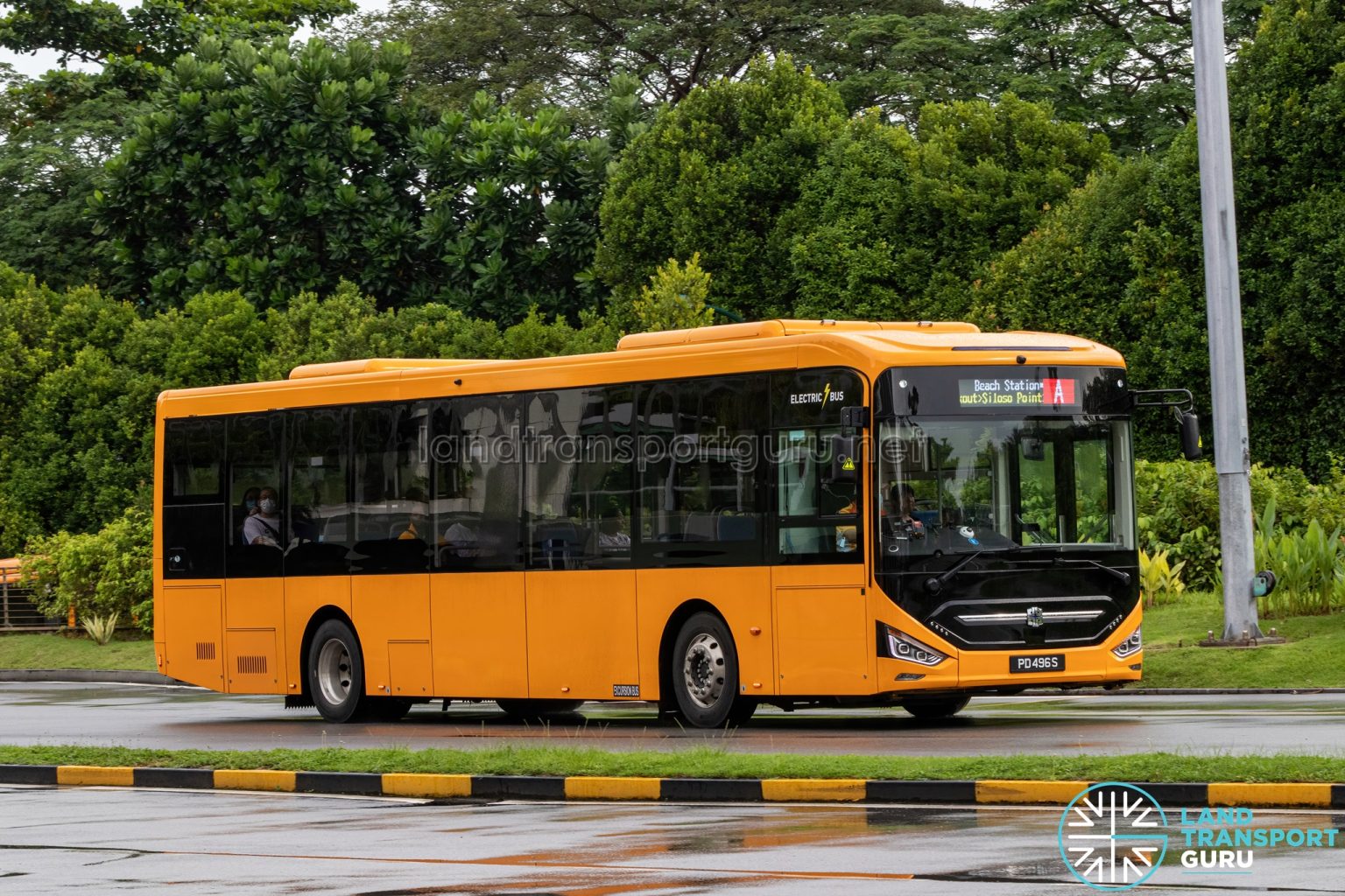 Sentosa Bus A – ComfortDelGro Bus Zhongtong N12 (PD496S) | Land ...