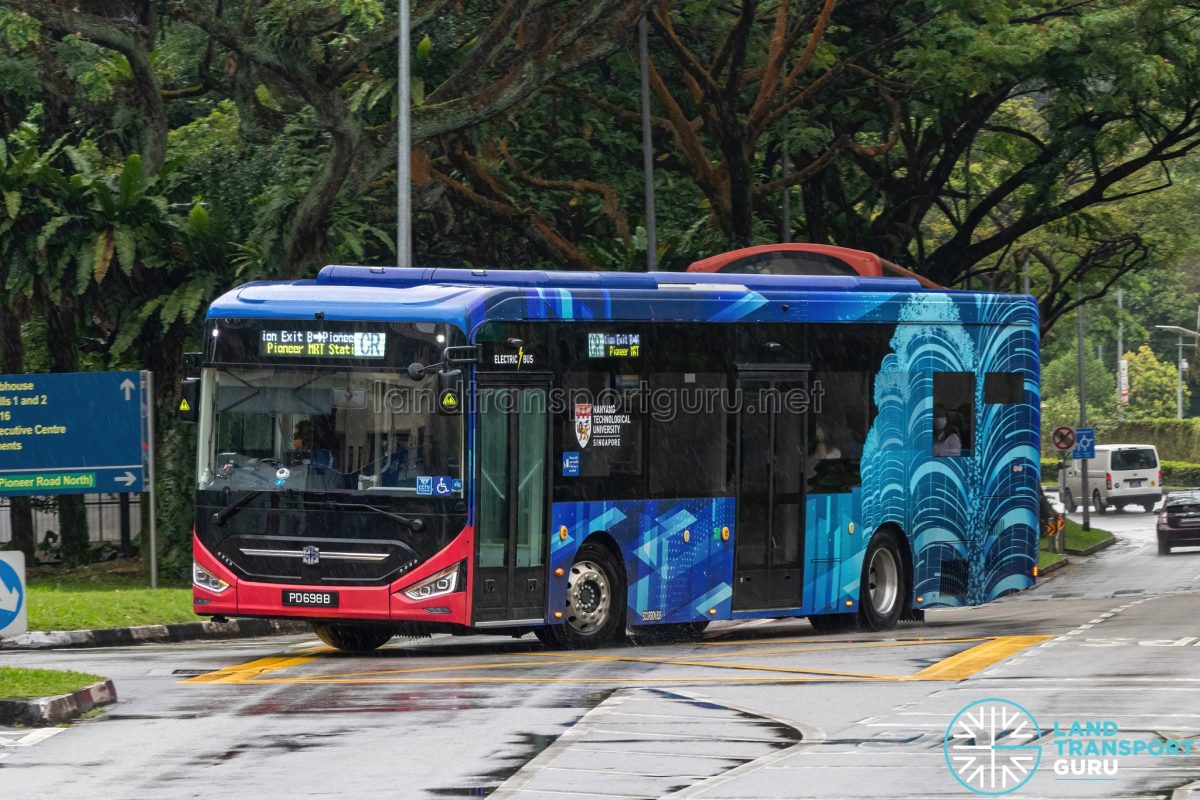 NTU Campus Rider – ComfortDelGro Bus Zhongtong N12 (PD698B) | Land ...