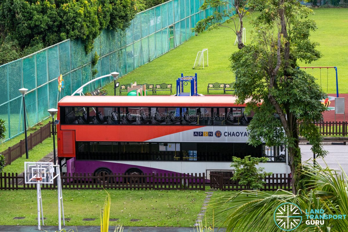 APSN Chaoyang Stickering on Preserved Volvo B10TL (SBS9817C) | Land ...